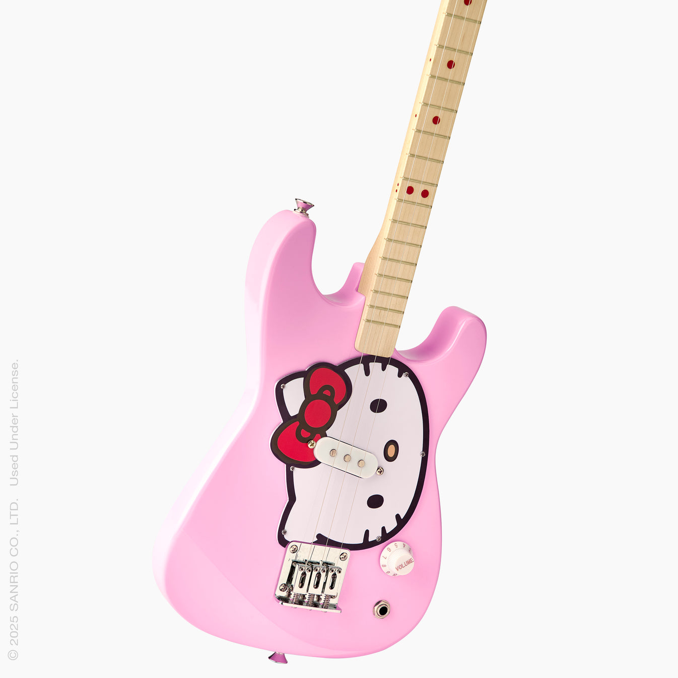 fender x loog hello kitty stratocaster electric guitar – Loog Guitars
